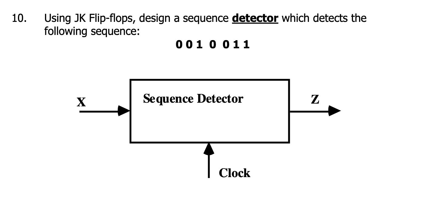 Solved 9. Using JK Flip-flops, design a sequence generator | Chegg.com