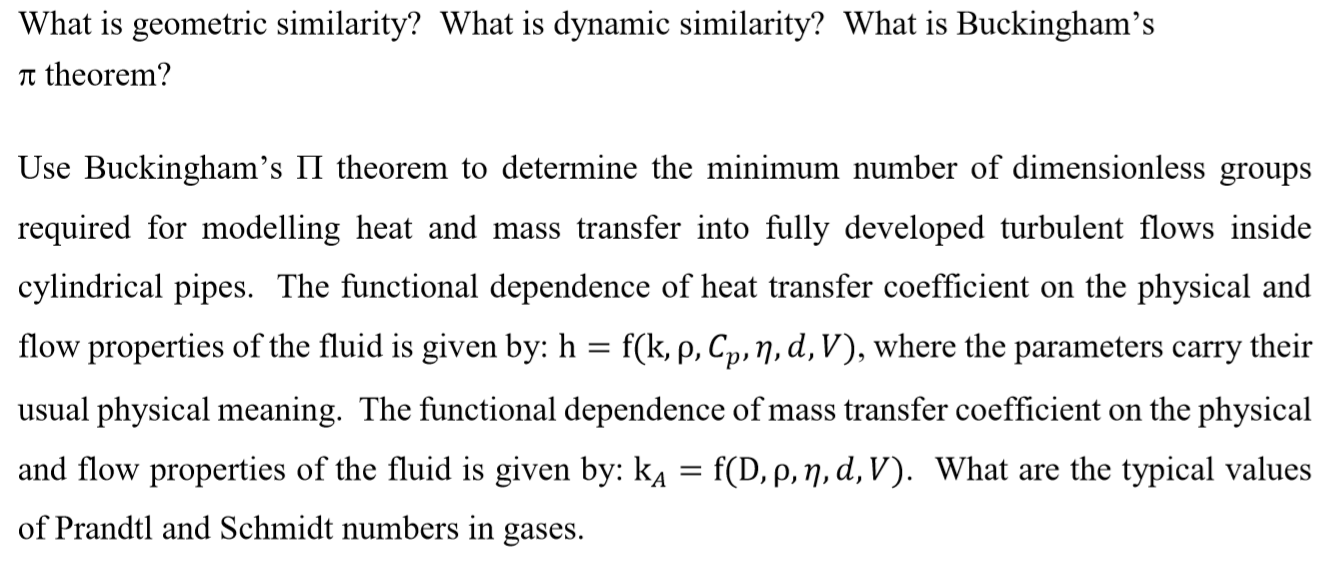 Solved What is geometric similarity? What is dynamic | Chegg.com