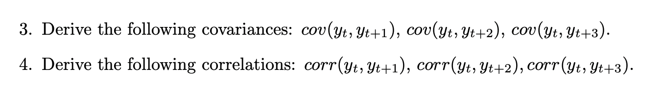 Solved Consider the following AR(1) process: yt=ρyt−1+ut | Chegg.com
