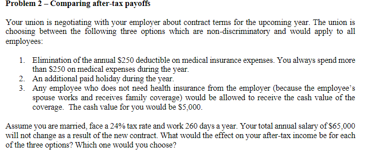 Your union is negotiating with your employer about | Chegg.com