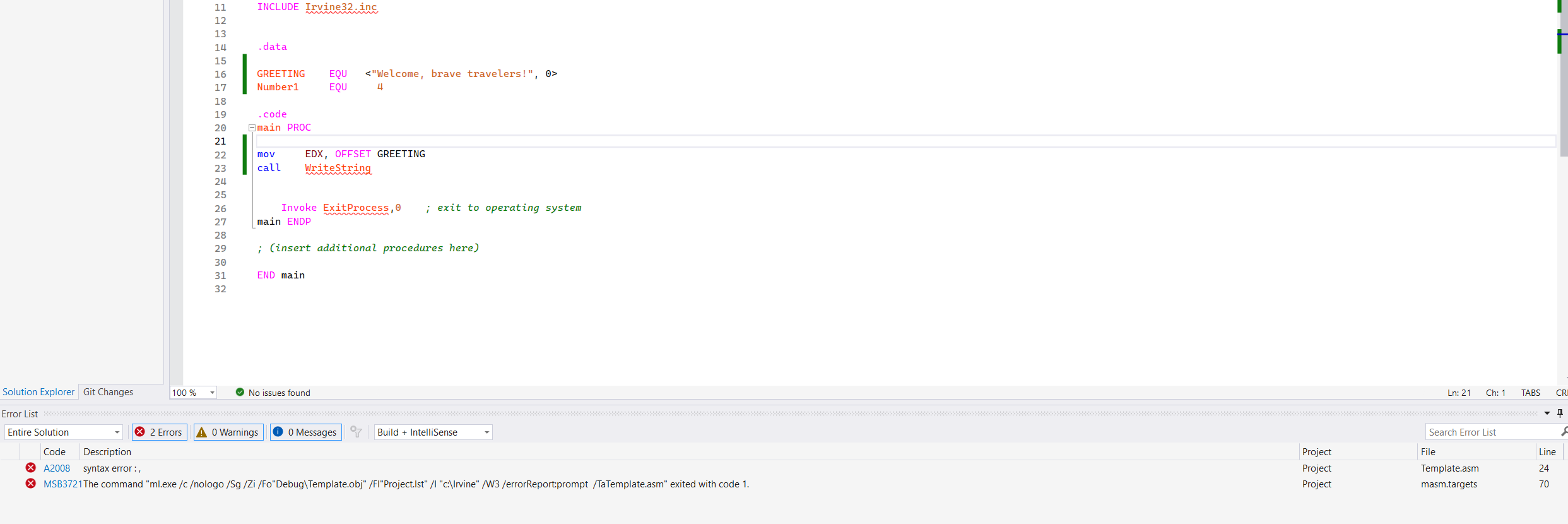 How to print the GREETING string? What is the syntax | Chegg.com