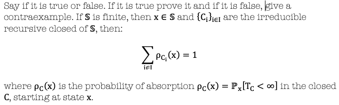 Solved Say if it is true or false. If it is true prove it | Chegg.com