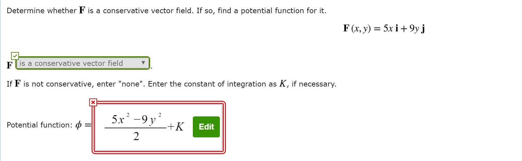 Solved Determine whether F is a conservative vector field. | Chegg.com