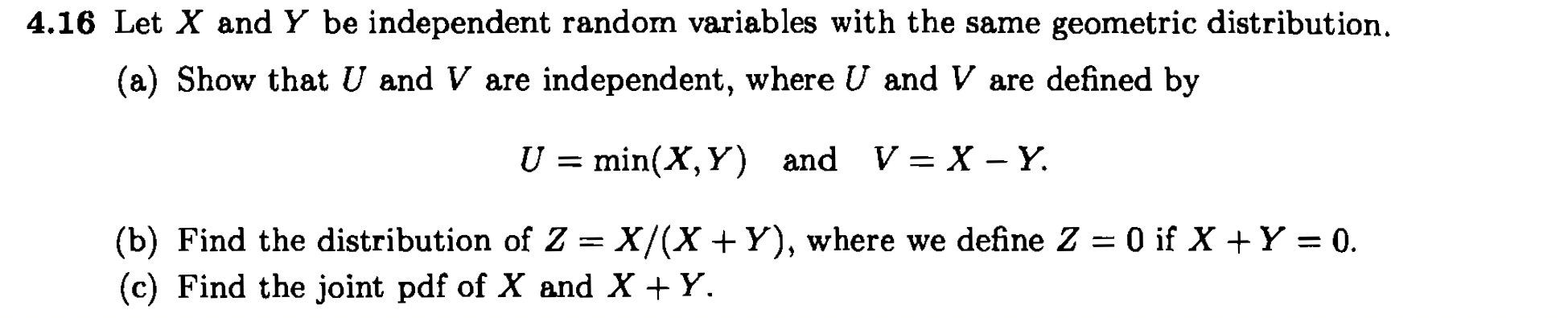 Solved 16 Let X and Y be independent random variables with | Chegg.com