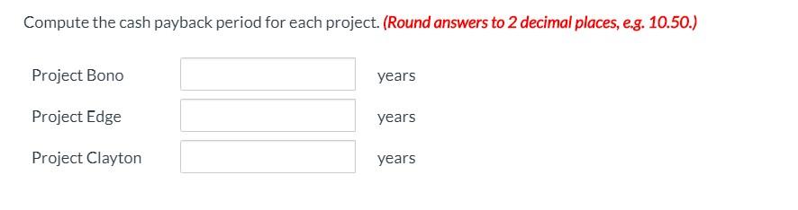 Solved Sandhill Company is considering three long-term | Chegg.com