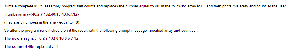 Solved numberarray={40,2,7,132,40,10,40,6,7,12} (they are 3 | Chegg.com