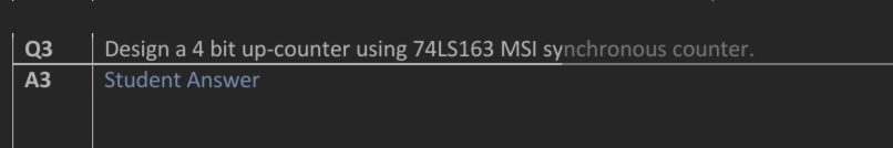 Solved design a 4 ﻿bit counter | Chegg.com