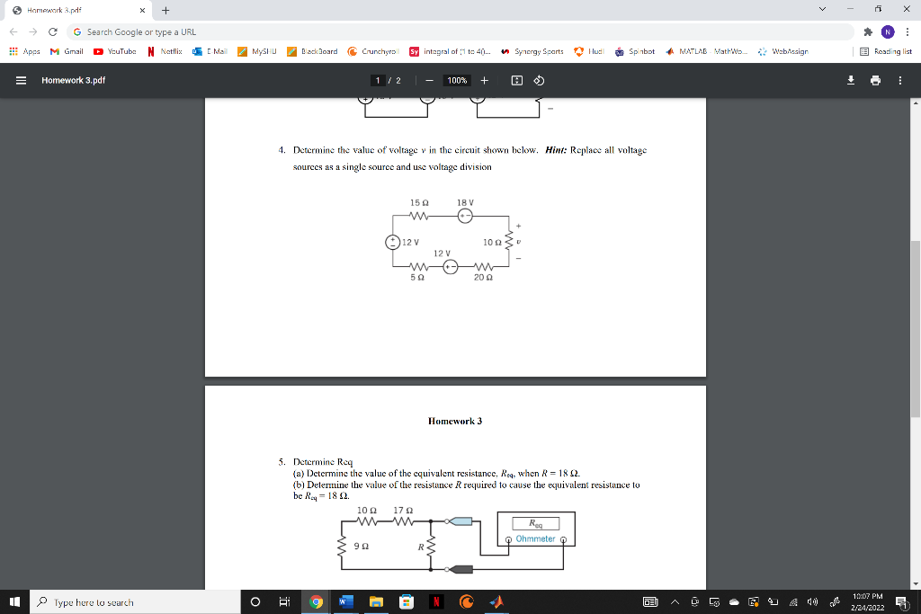 Solved Homework 3.pdf X + X N: O File | Chegg.com