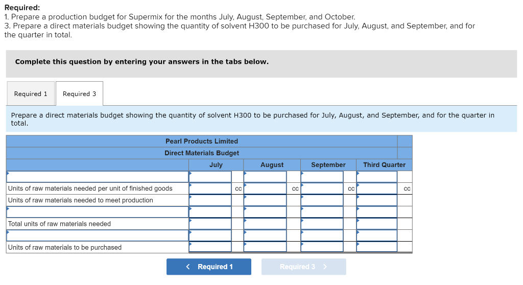 Solved Exercise 8-10 (Algo) Production and Direct Materials | Chegg.com