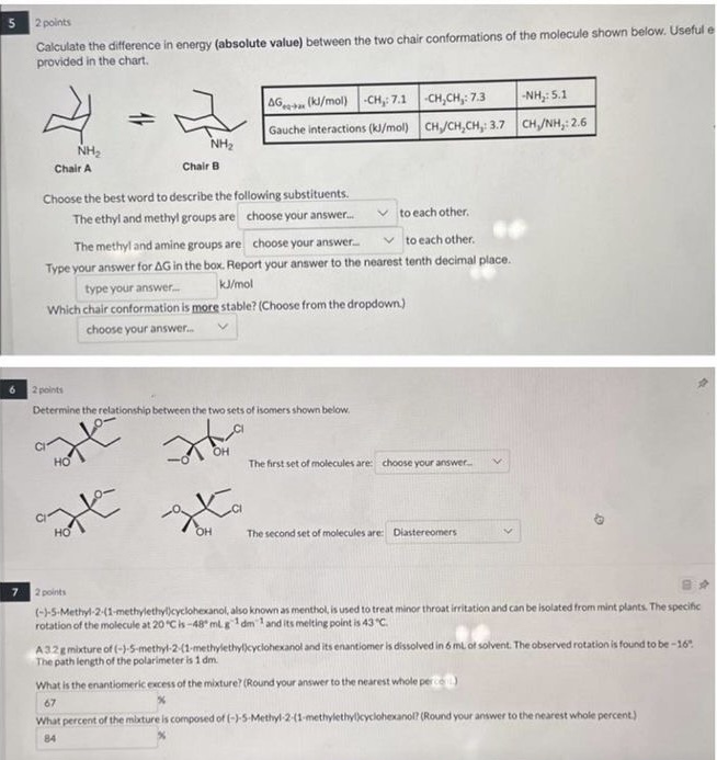 2 points Calculate the difference in energy (absolute | Chegg.com