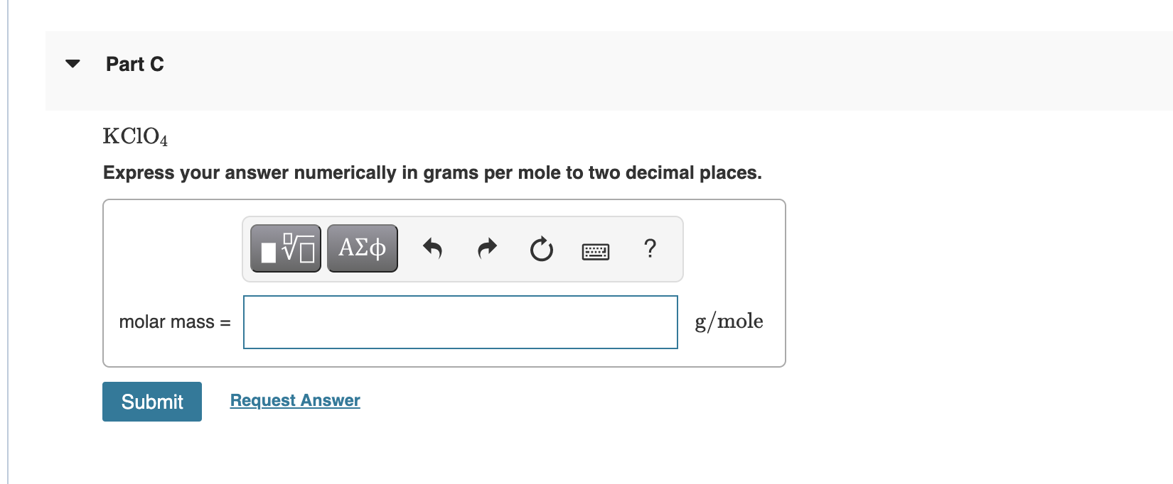 Solved Calculate the molar mass for each of the following: | Chegg.com