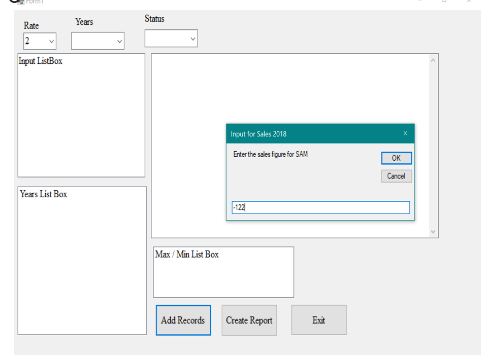 Solved Hi Chegg! I need help with my Visual Basic | Chegg.com