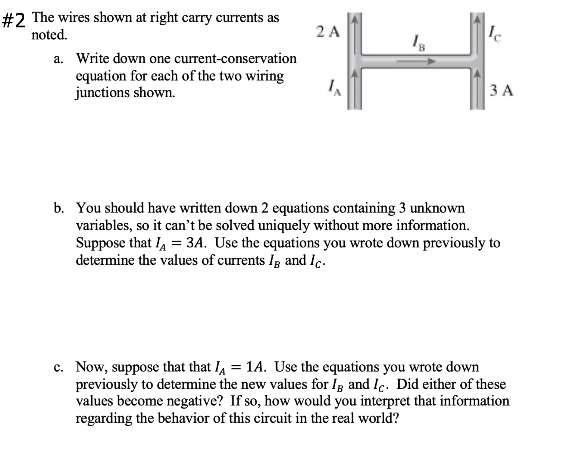 Solved noted. a. Write down one current-conservation | Chegg.com
