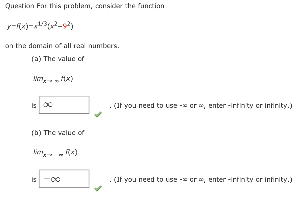 Solved Question For this problem, consider the function | Chegg.com