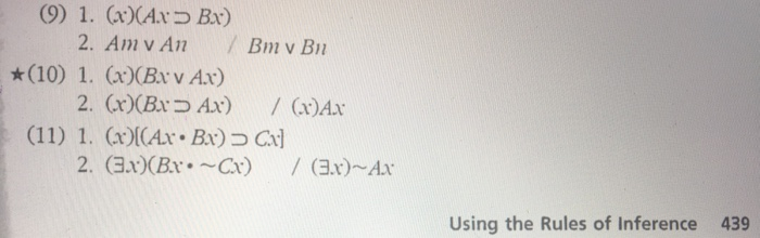 Solved Use the 18 rules of inference to derive the | Chegg.com