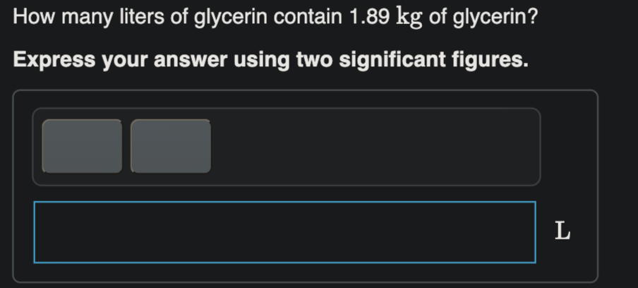Solved Use the density values in the table below to solve | Chegg.com