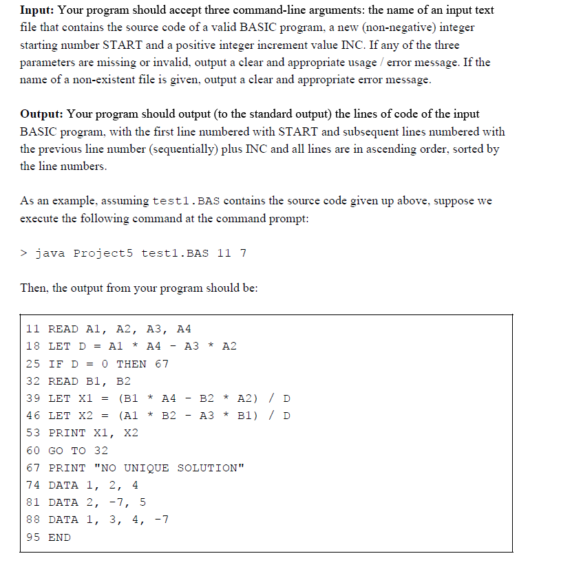 Solved For this final program, you will write a program that | Chegg.com