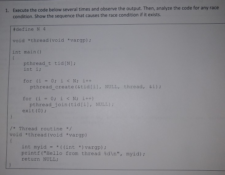 Solved 1. Execute the code below several times and observe | Chegg.com