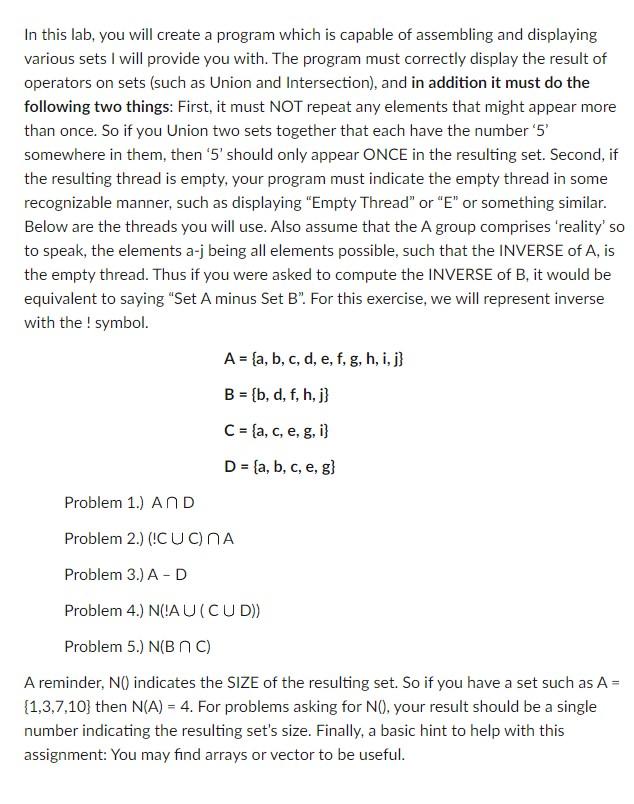 Solved In this lab, you will create a program which is | Chegg.com