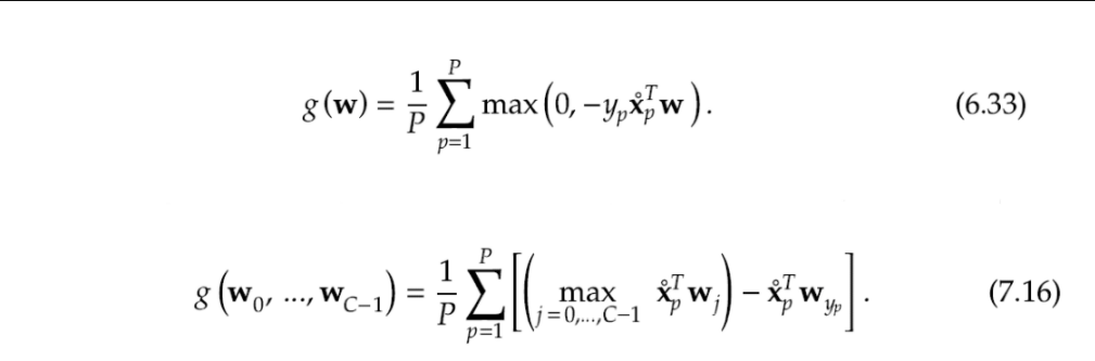 7.4 The multi-class and two-class Perceptrons Finish | Chegg.com