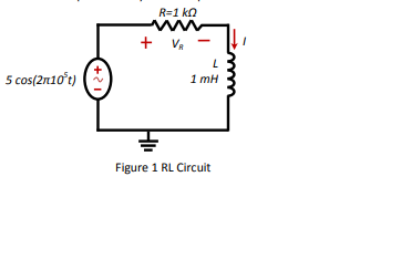 Solved 6- For the RL circuit shown in Figure 1: (7 points) | Chegg.com