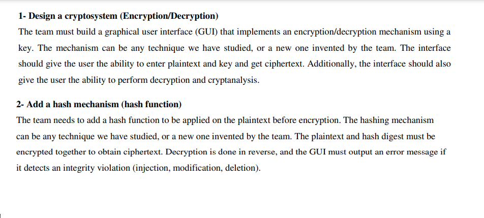 Solved One Page GUI Using Python Or JAVA Plaintext Network | Chegg.com