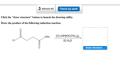 Solved 3 attempts left Check my work Click the "draw | Chegg.com
