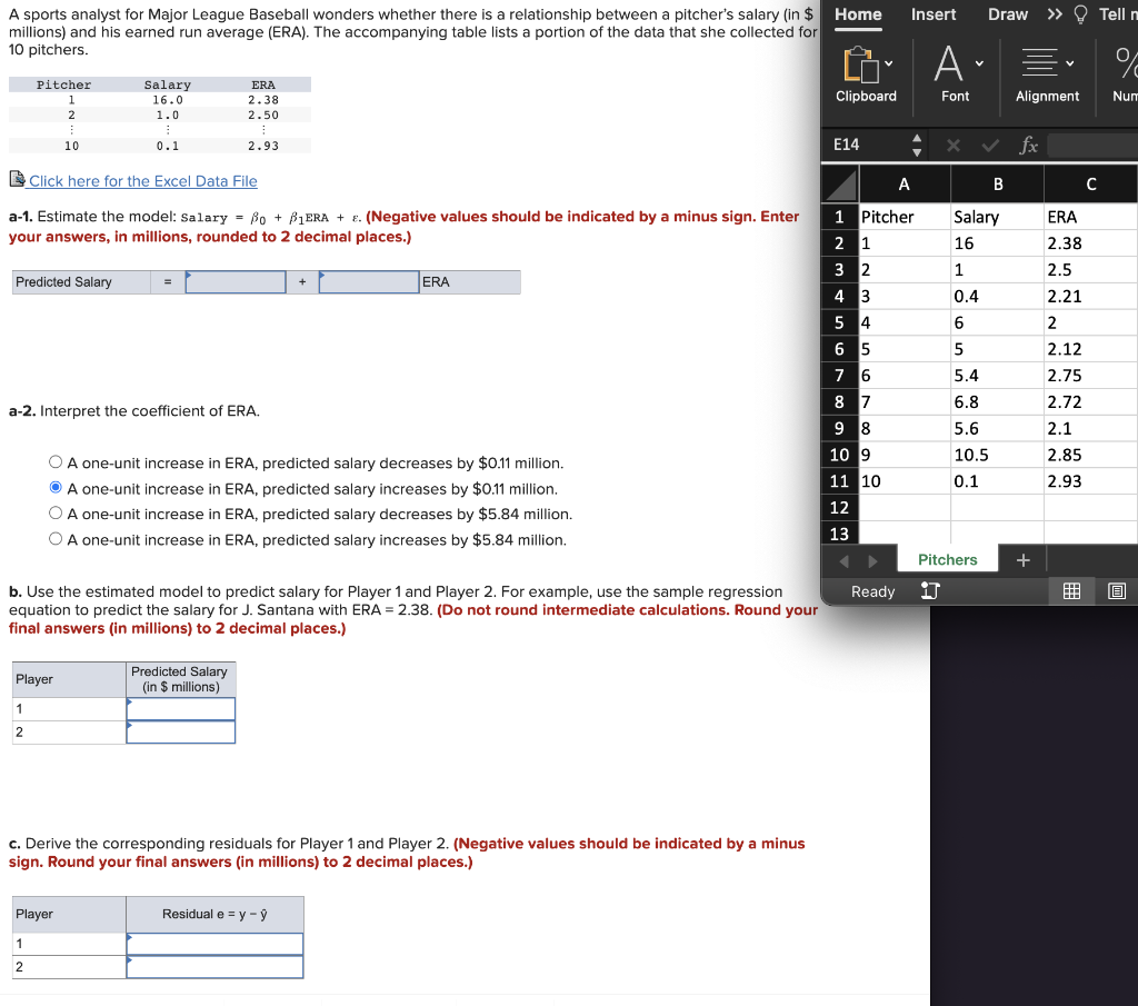 A sports analyst for Major League Baseball wonders | Chegg.com