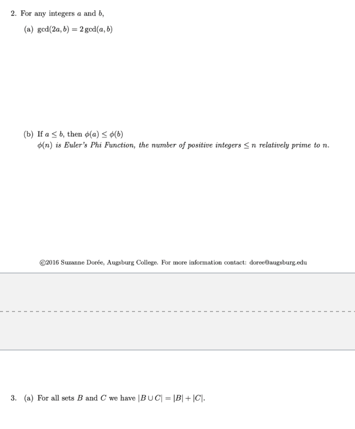 Solved Counterexamples 3 worksheet Name: Each of the | Chegg.com