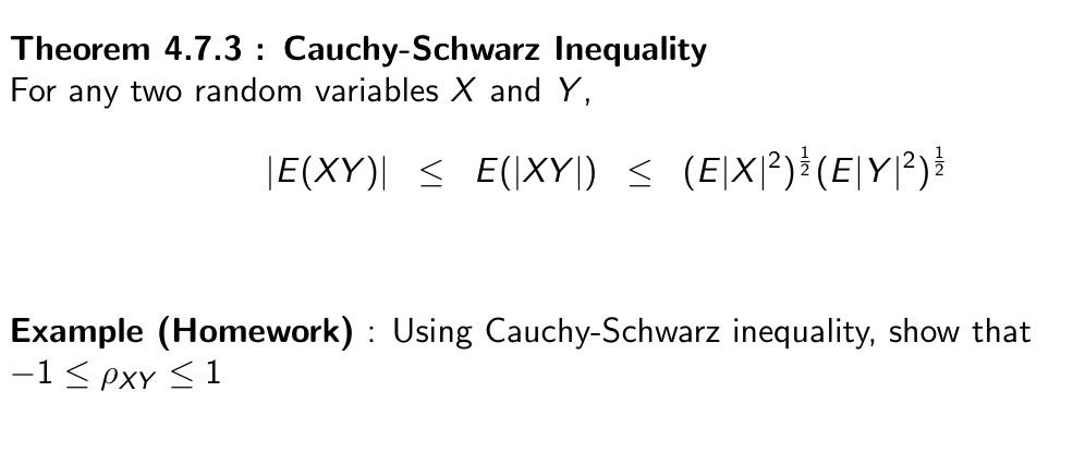 Solved Theorem 4.7.3 : Cauchy-Schwarz Inequality For any two | Chegg.com