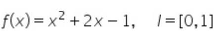 Solved For the function f and the interval I, find a number | Chegg.com | Chegg.com