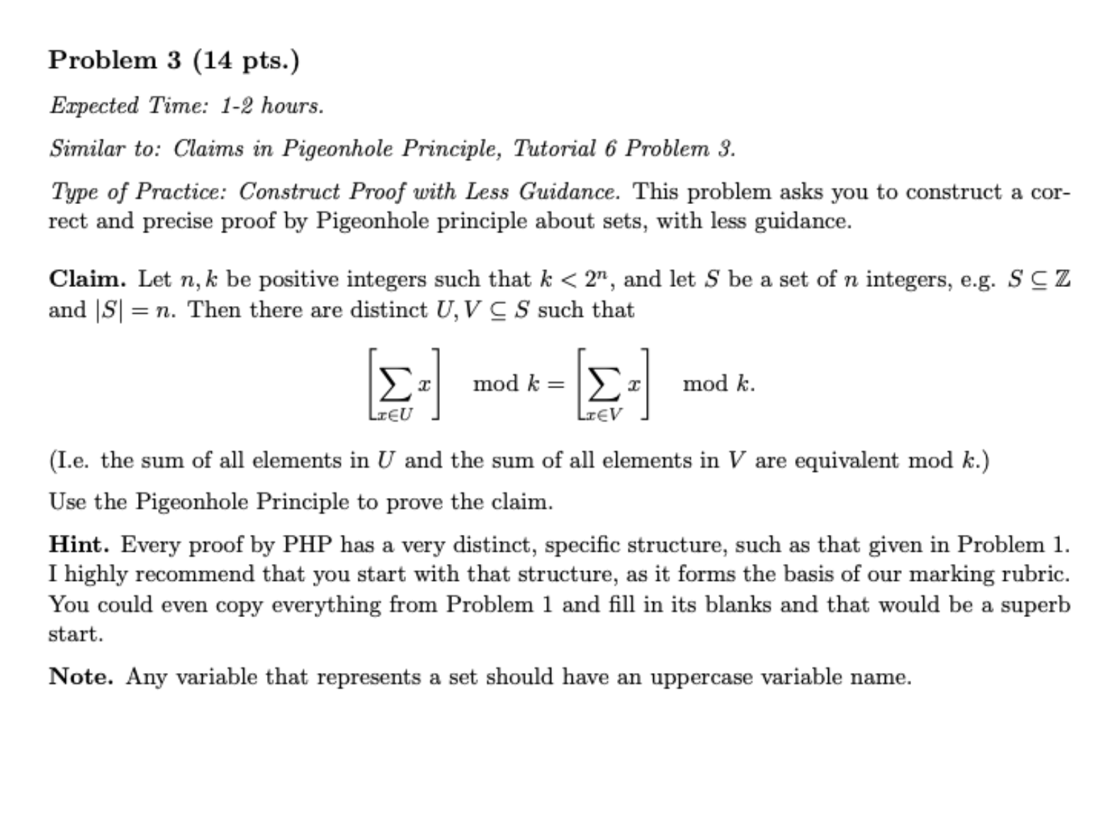 Solved Expected Time: 1-2 hours. Similar to: Claims in | Chegg.com