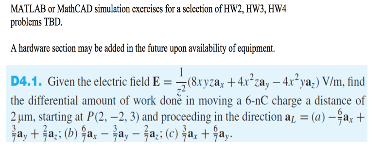 Solved MATLAB or MathCAD simulation exercises for a | Chegg.com