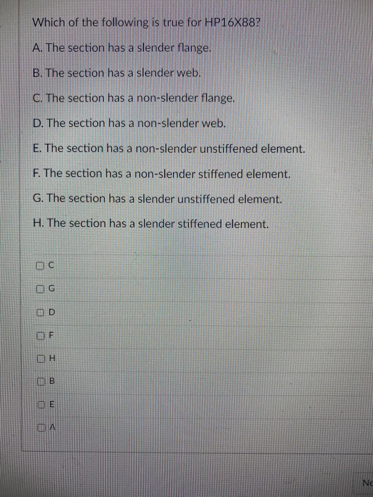 Solved Which of the following is true for HP16X88? A. The | Chegg.com