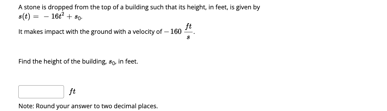 Solved A ball is thrown straight up such that its height, in | Chegg.com