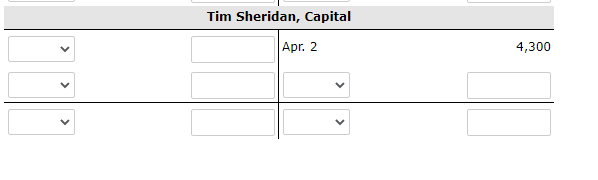 Solved Exercise 4-8 (Part Level Submission) Tim Sheridan | Chegg.com