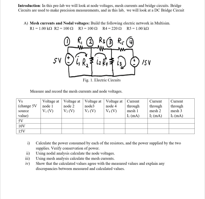 Solved Introduction: In this pre-lab we will look at node | Chegg.com