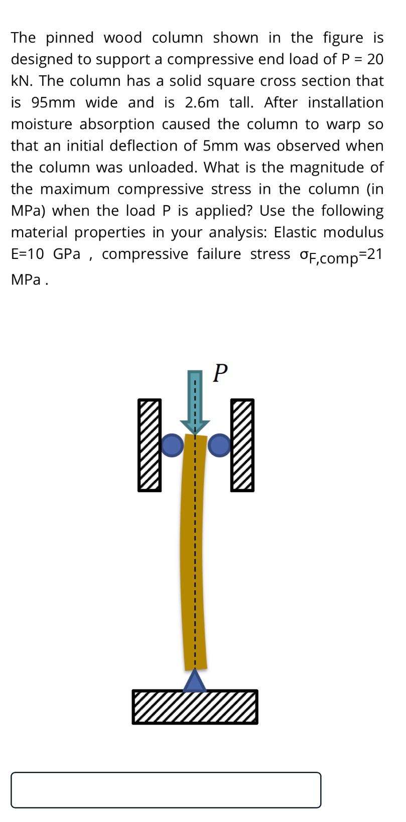 Solved You are designing a series of fixed columns which | Chegg.com