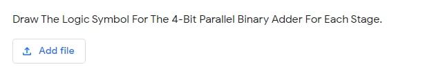 Solved Draw The Logic Symbol For The 4-Bit Parallel Binary | Chegg.com
