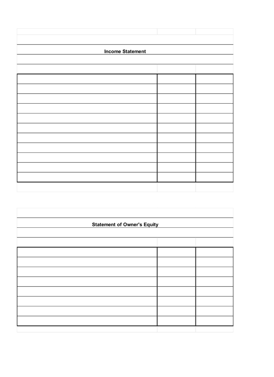 Solved Income Statement \begin{tabular}{|l|l|l|} | Chegg.com