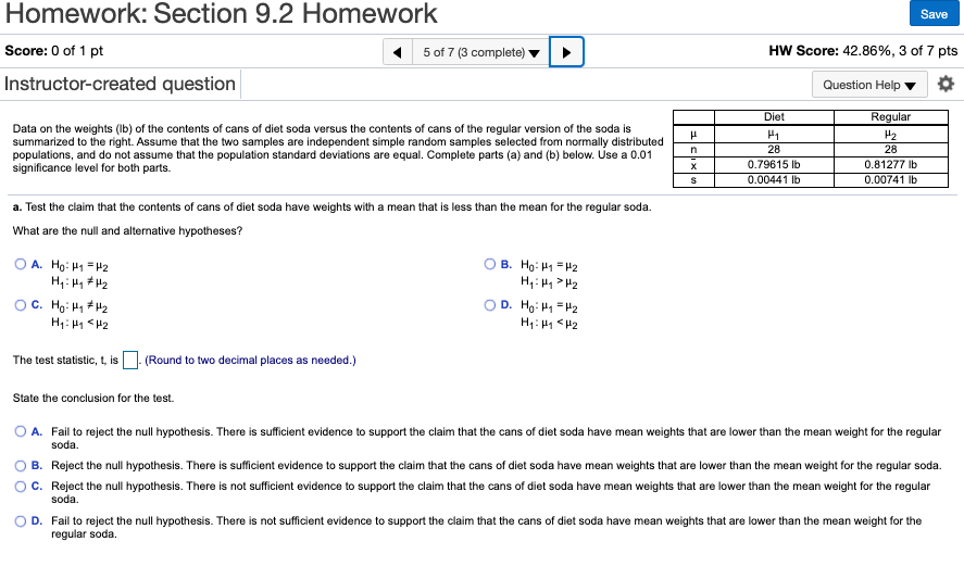 Solved Save Homework Section 9 2 Homework Score 0 Of 1 Pt