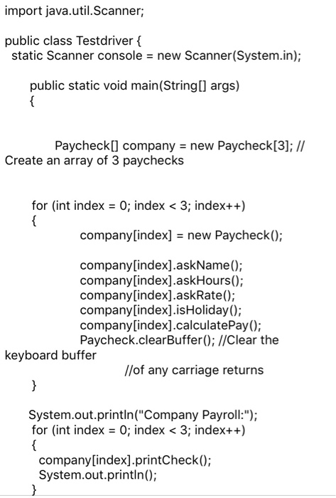 Solved -wages: double +setWages(double newWages): void | Chegg.com