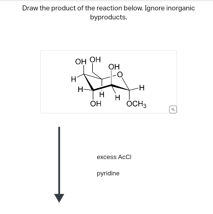 Solved Draw the product of the reaction below. Ignore | Chegg.com