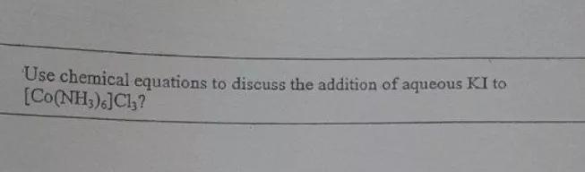 Solved Use chemical equations to discuss the addition of | Chegg.com