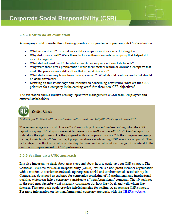 Solved Assignment Read the CSR Implementation Guide and | Chegg.com