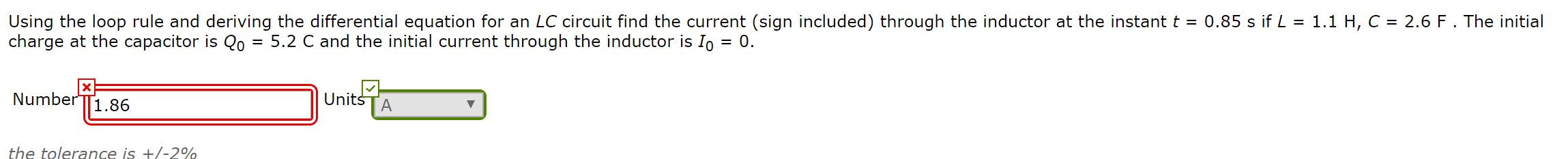 Solved Using the loop rule and deriving the differential | Chegg.com
