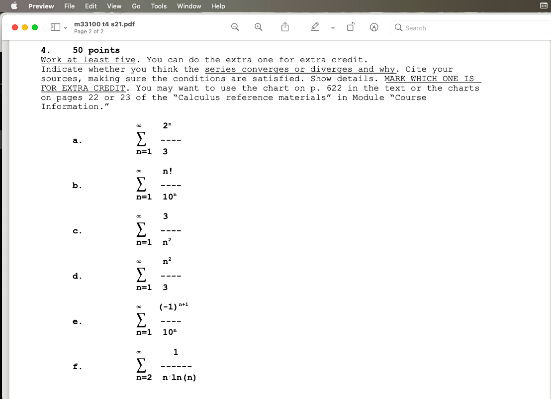 Solved Preview File Edit View Go Tools Window Help m33100 14 | Chegg.com