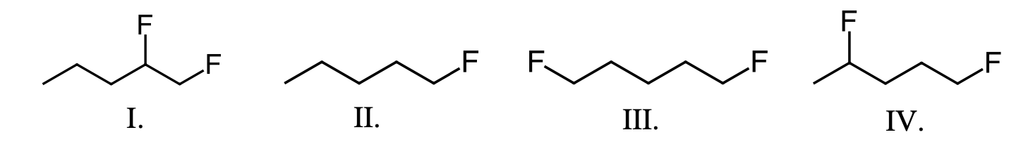Solved I. II. III. IV. | Chegg.com