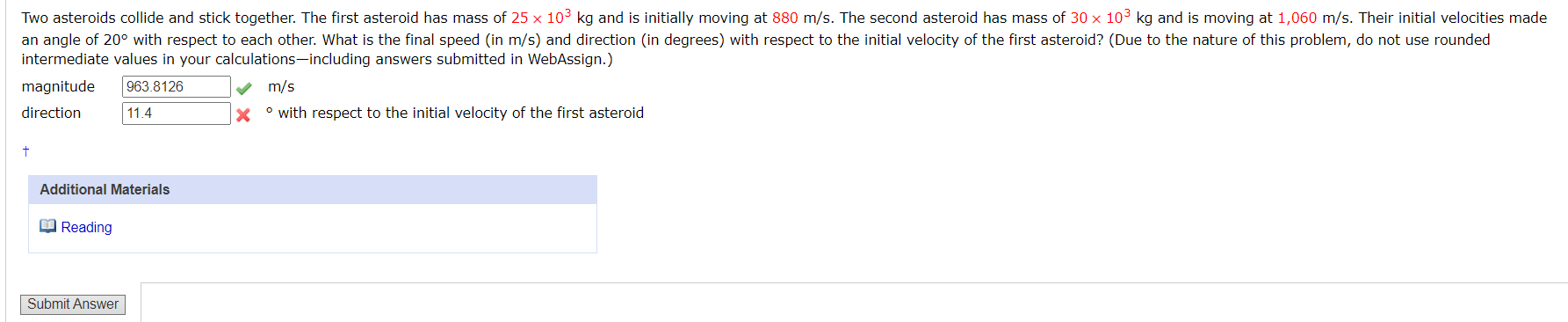Solved intermediate values in your calculations-including | Chegg.com