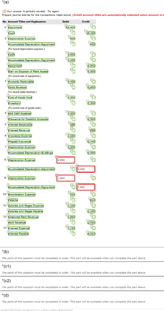 Solved "Comprehensive Problem 9 (Part Level Submission) | Chegg.com